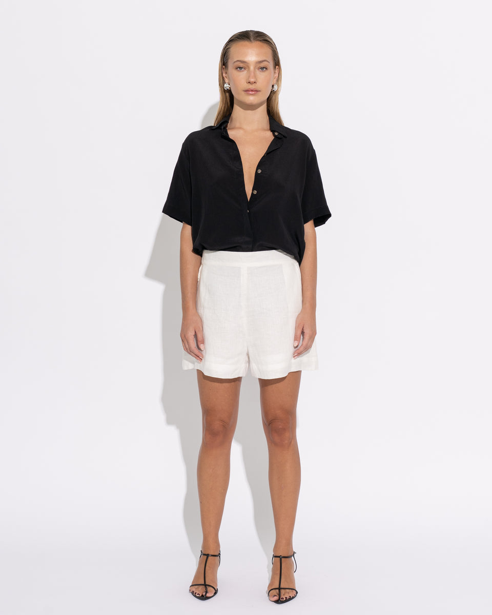 Francesca Short - White – Sara Fox